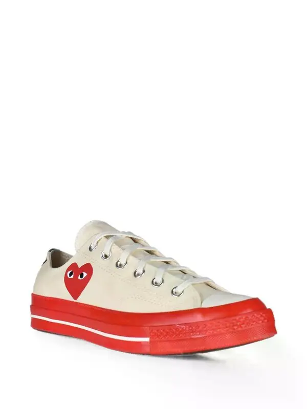 Comme Des Garçons X Converse Chuck Taylor Heart-print Sneakers