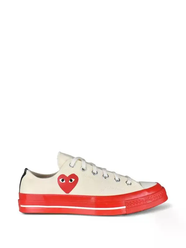 Comme Des Garçons X Converse Chuck Taylor Heart-print Sneakers