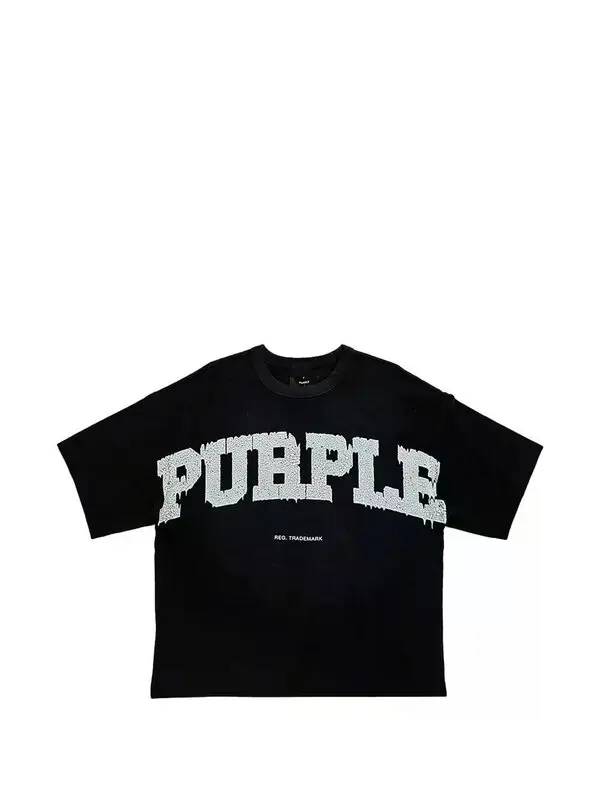 PURPLE BRAND Logo-print Jersey T-shirt