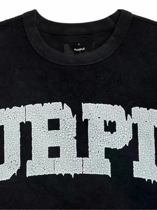 PURPLE BRAND Logo-print Jersey T-shirt