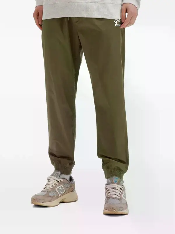 FINGERCROXX Logo-patch Drawstring-waist Track Pants