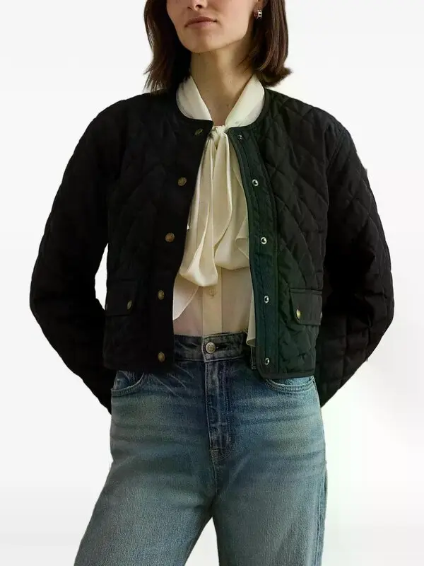 Ralph Lauren Quilted Button-front Jacket