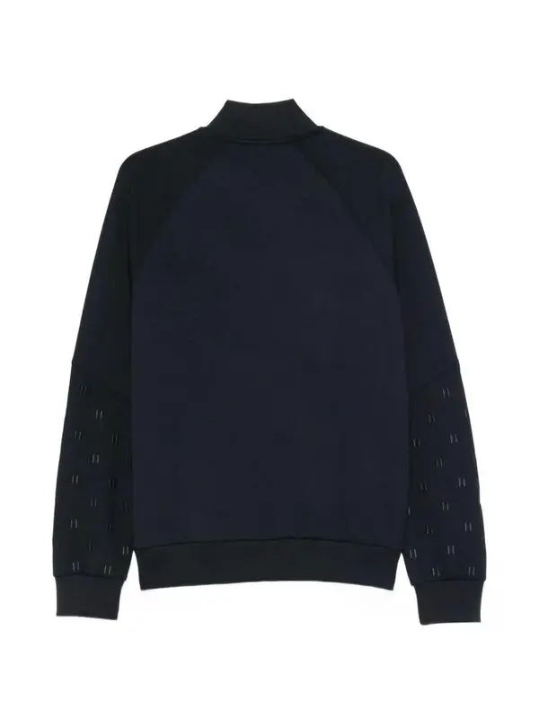 Karl Lagerfeld Monogram-embroidered Panelled Jacket