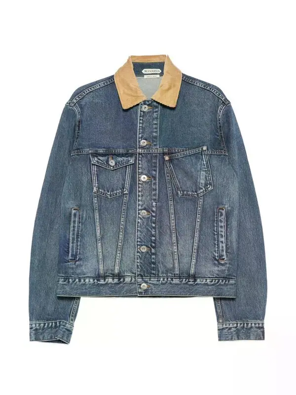 JW Anderson Corduroy-collar Denim Jacket