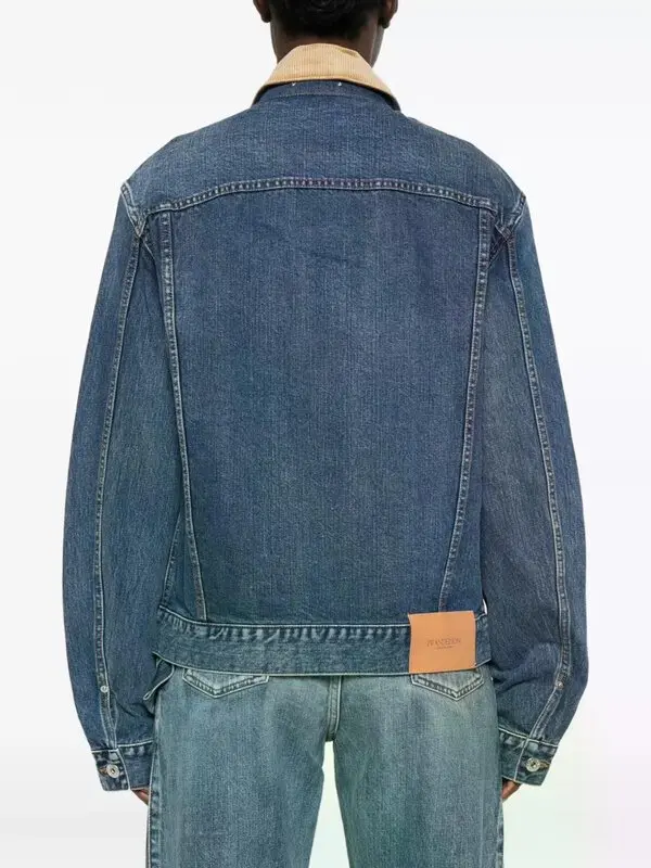 JW Anderson Corduroy-collar Denim Jacket