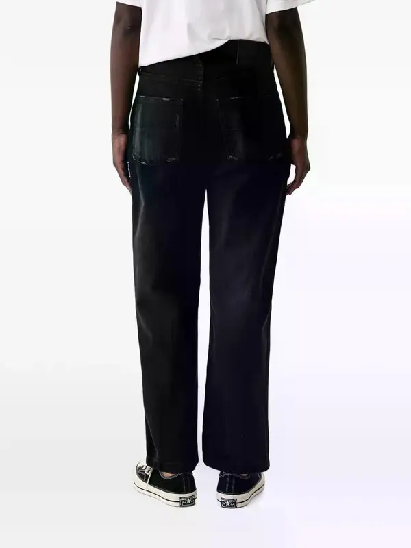 VANS Straight-cut, Mid-rise Checkered Trousers