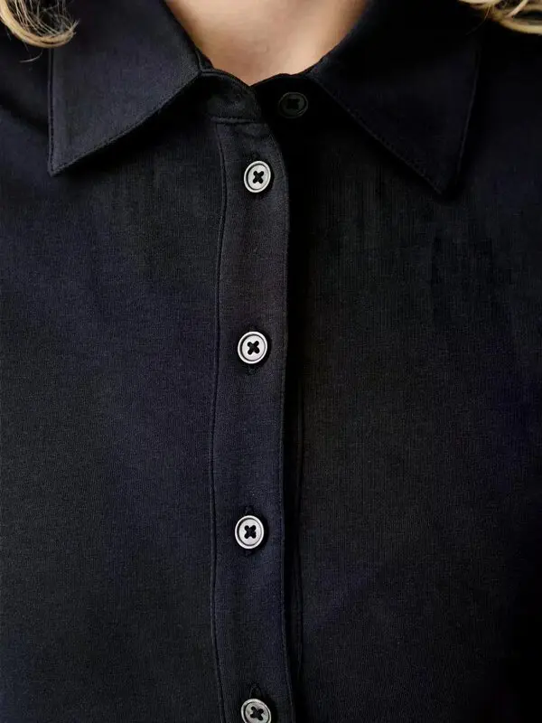 Marc O'polo Long-sleeve Button-fastening Midi Dress