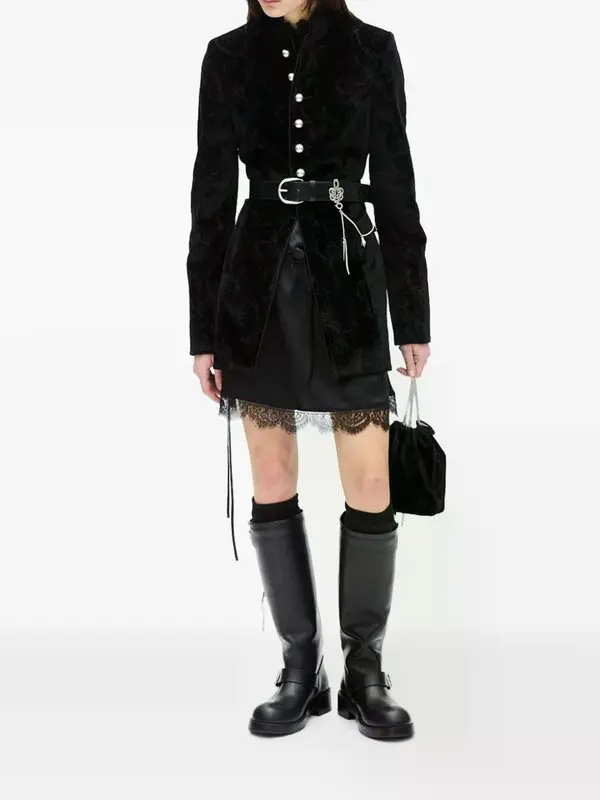 ANN DEMEULEMEESTER Armida Ruffle-collar Mini Dress