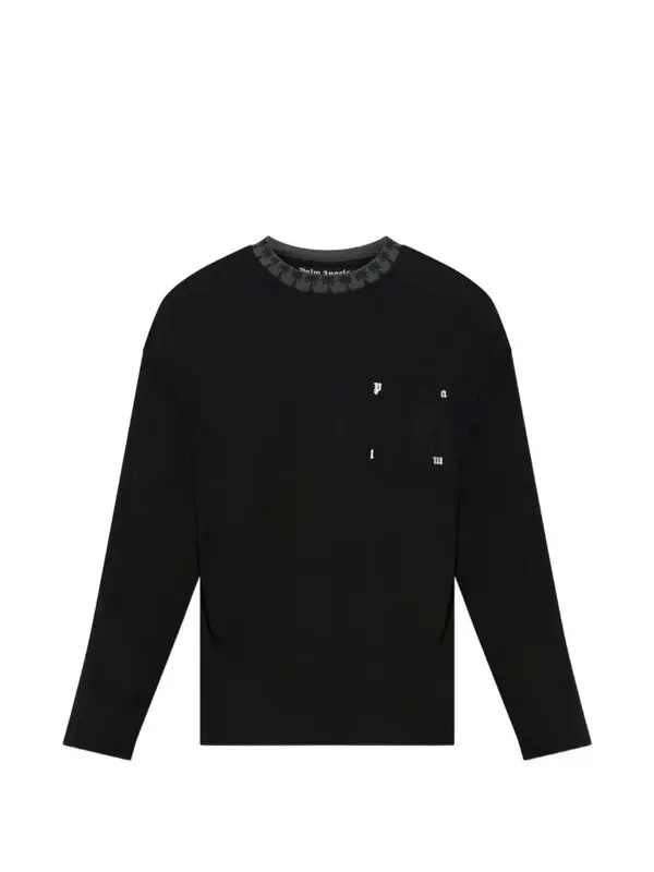 Palm Angels Palm Rib Regular Tee L/s