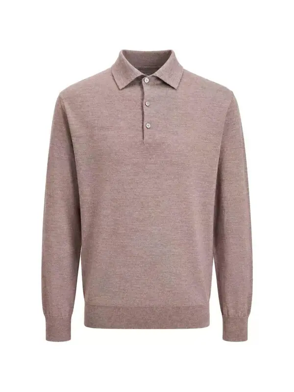 Paul & Shark Long-sleeve Wool Polo Shirt