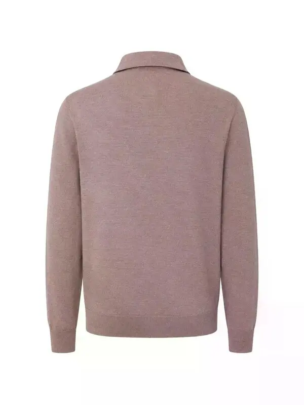 Paul & Shark Long-sleeve Wool Polo Shirt