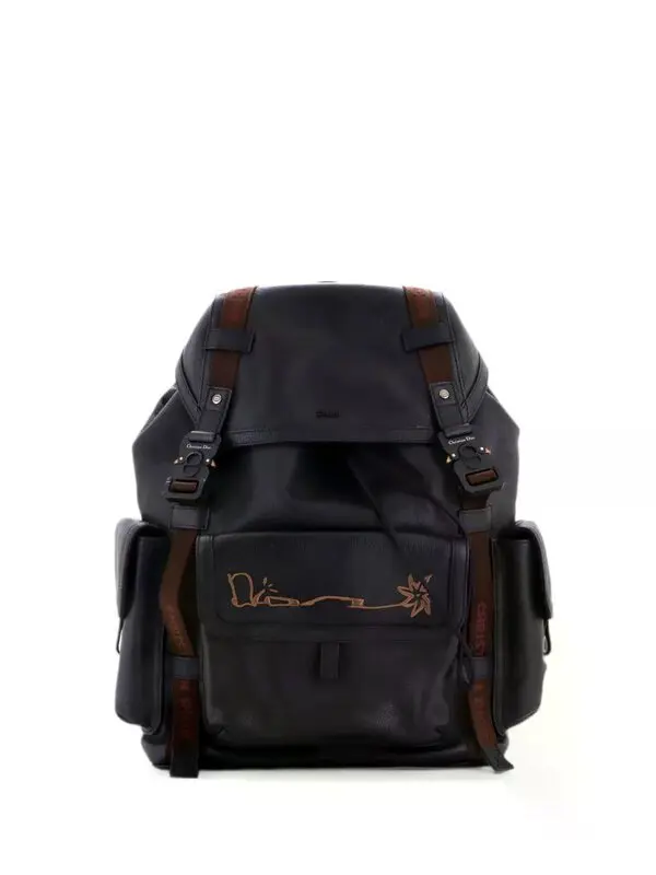 Dior X Cactus Jack Hit The Road Leather Backpack