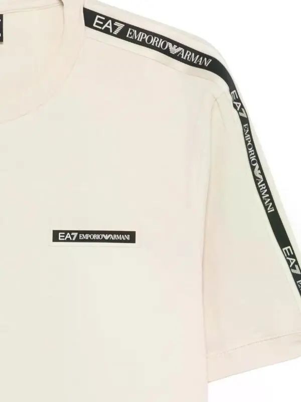 EA7 T-shirt Logo Series Regular Fit Cotton Jersey