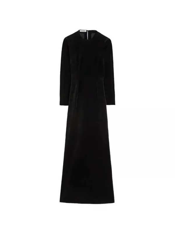 JIL SANDER Velvet Back-cut-out Dress