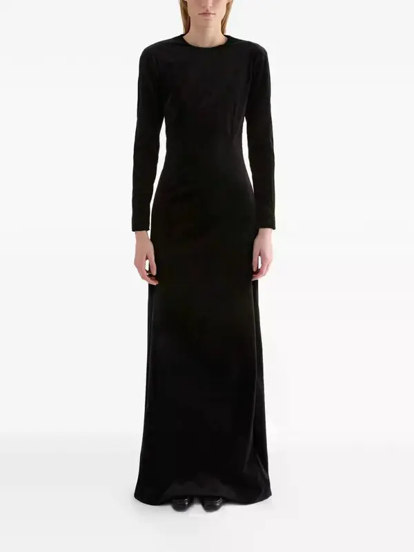 JIL SANDER Velvet Back-cut-out Dress