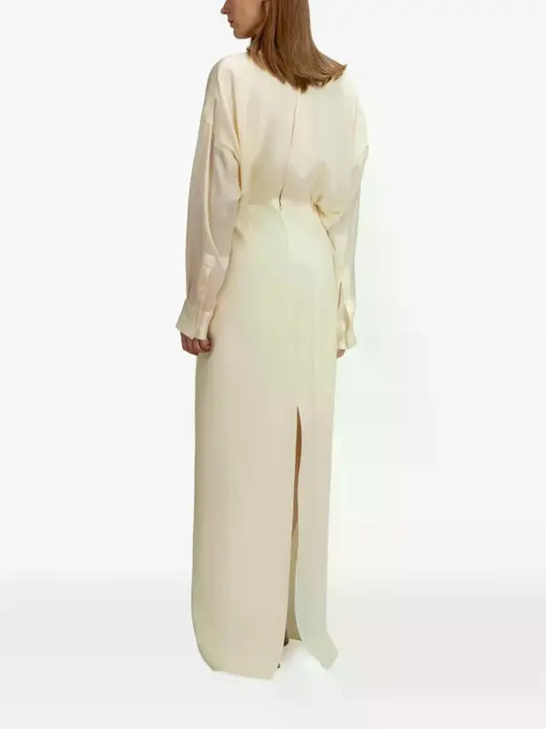 THE ARKOW Sienna V-neck Maxi Dress