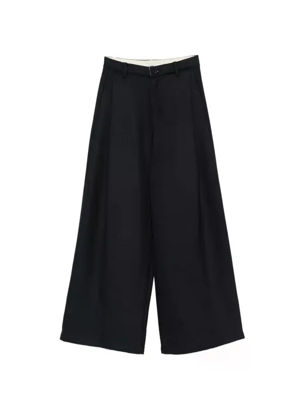 ELEH Pleated Wide-leg Trousers