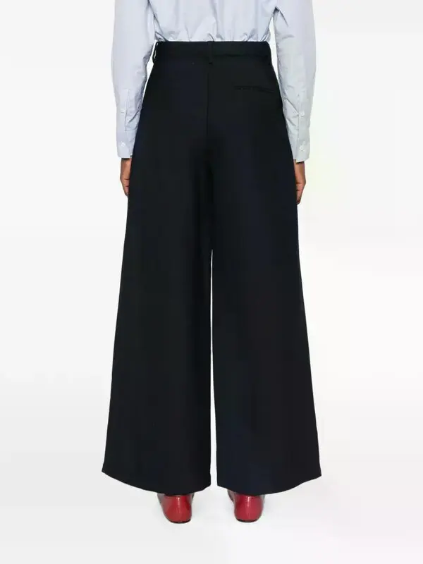 ELEH Pleated Wide-leg Trousers