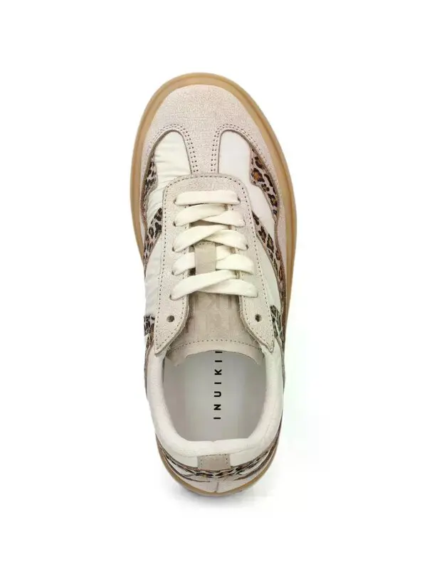 Inuikii Leopard-print Paneled Sneakers