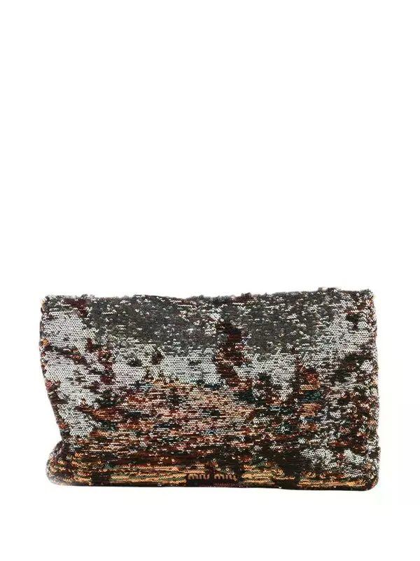 Miu Miu 2010-2026 Leather Sequin Crossbody Bag