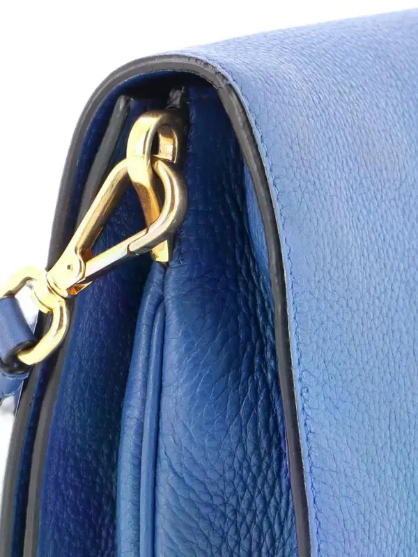 Prada Dual Strap Flap Vitello Daino Small Crossbody Bag