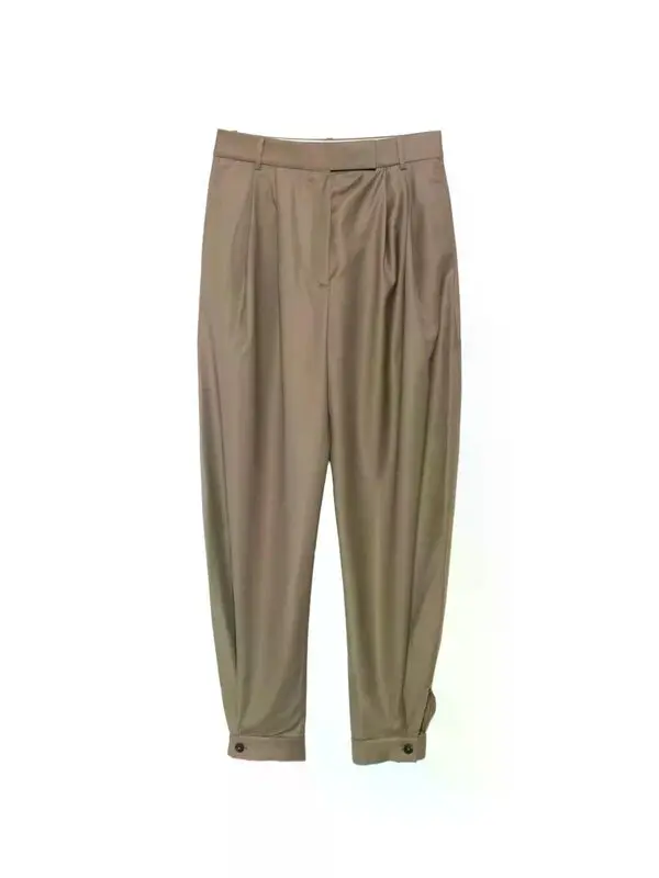 RÓHE Pleated Button-cuff Trousers