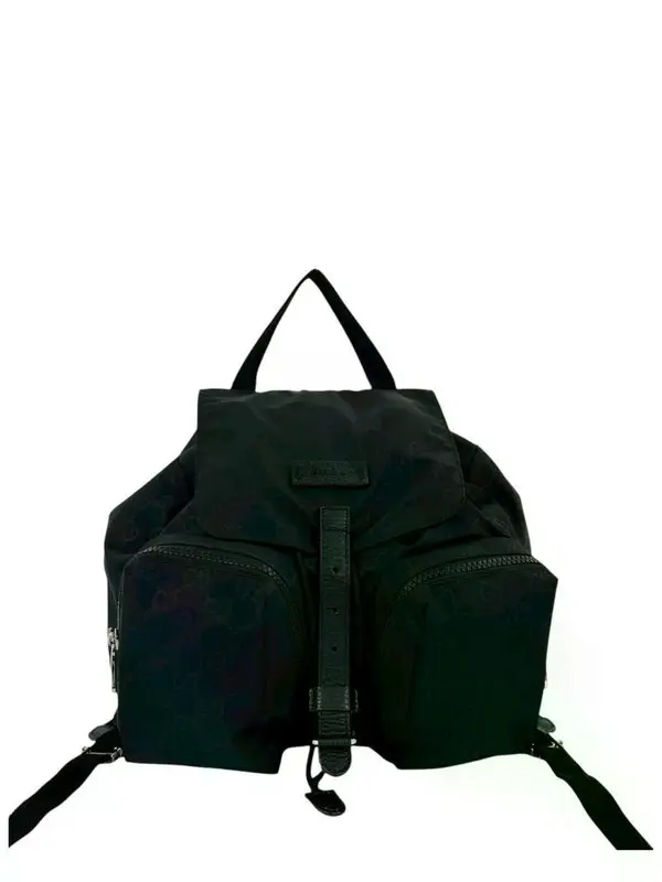 Gucci 2000-2015 Gg Nylon Double Front Pocket Backpack