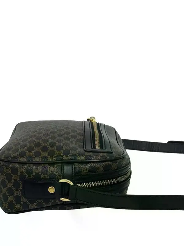 Celine 20th Century Macadam Coated Canvas Crossbody Bag