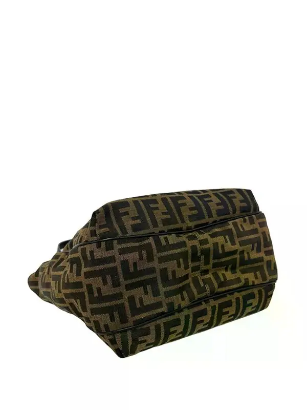 Fendi 2000-2010 Zucca Canvas Shoulder Bag