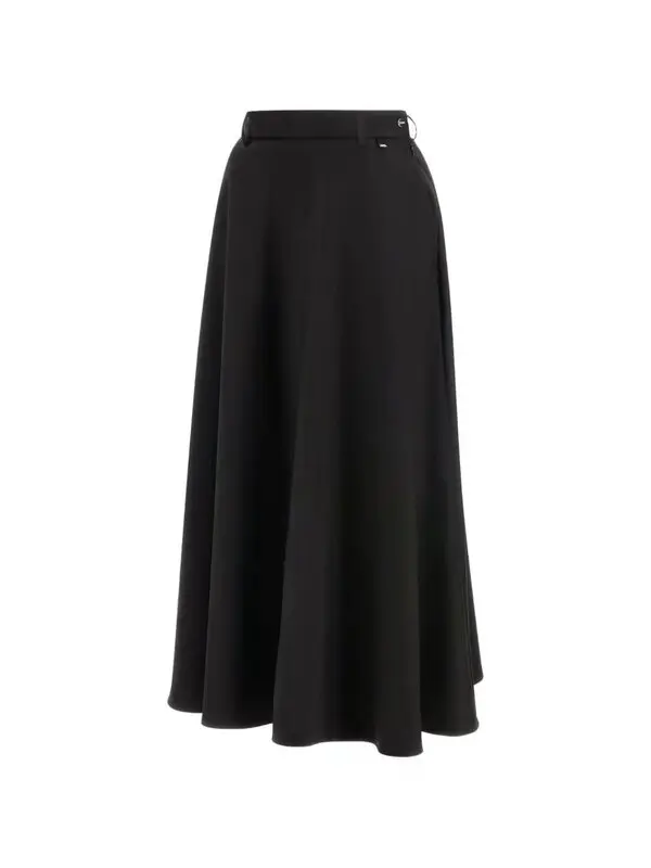 Herno Button-detail Flared Midi Skirt