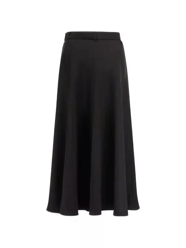 Herno Button-detail Flared Midi Skirt