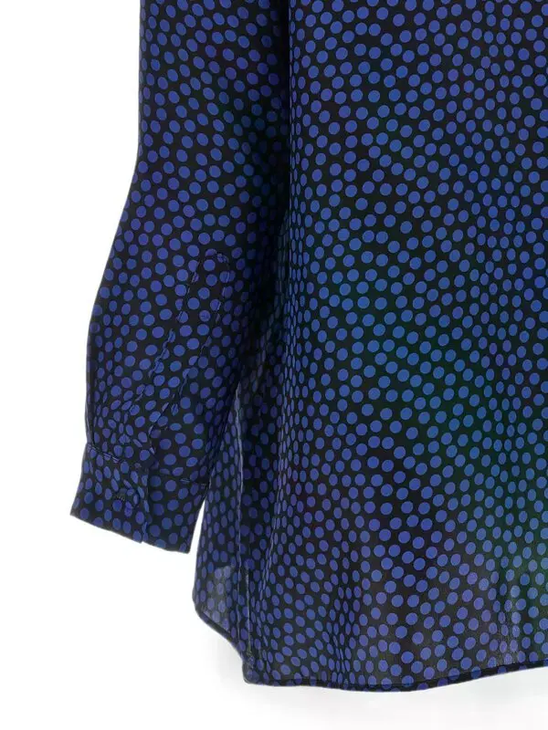 GIANLUCA CAPANNOLO Katherine Polka-dot Silk Shirt