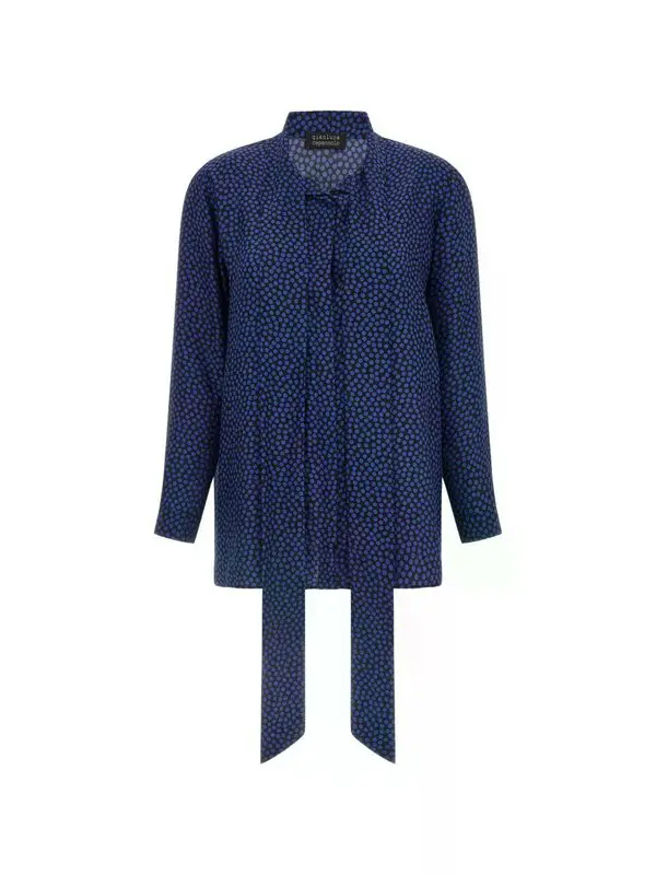 GIANLUCA CAPANNOLO Katherine Polka-dot Silk Shirt