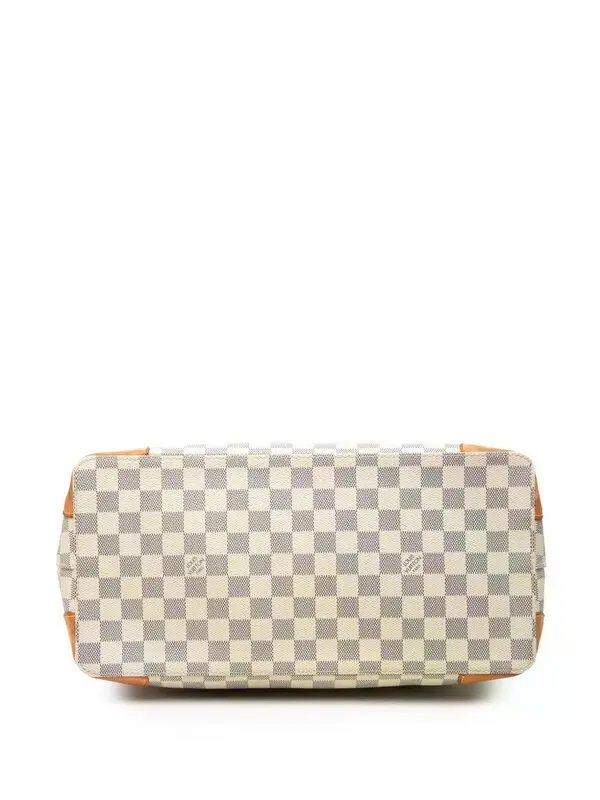 LOUIS VUITTON 2008 Damier Azur Hampstead Mm Tote Bag