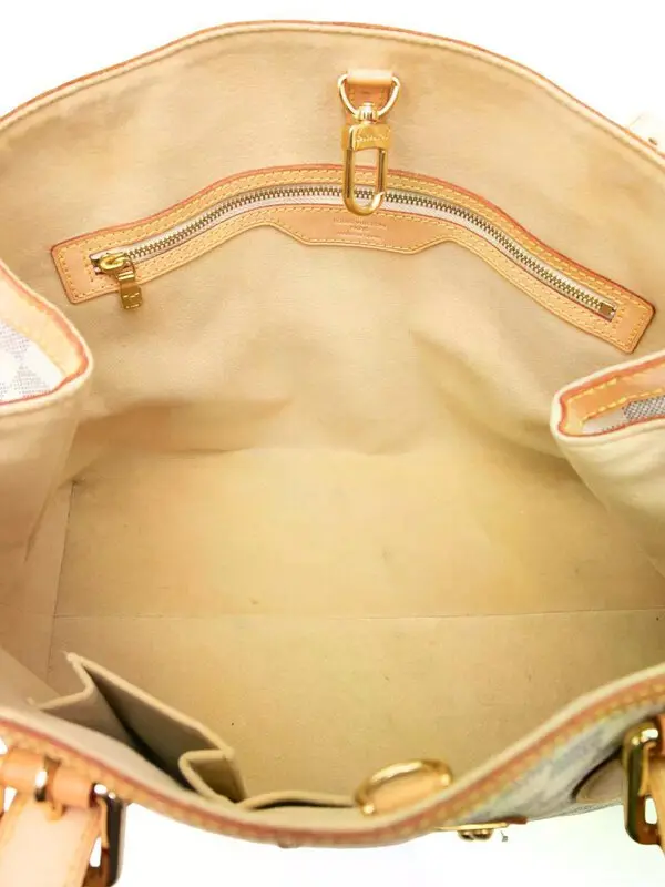 LOUIS VUITTON 2008 Damier Azur Hampstead Mm Tote Bag