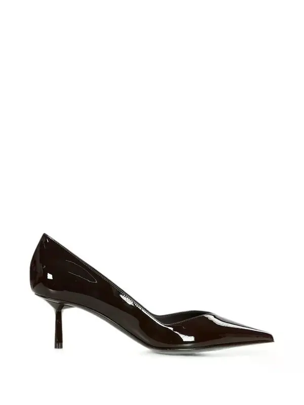 LE SILLA Patent-finish Pointed-toe Pumps