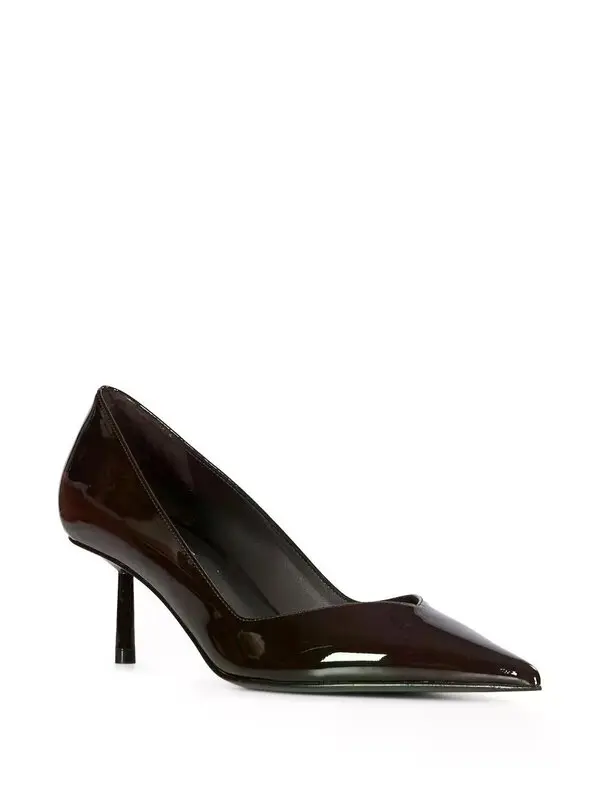LE SILLA Patent Finish Pointed Toe Pumps