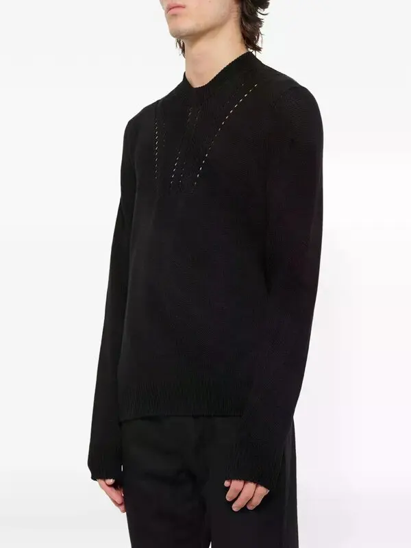 JIL SANDER Pointelle-knit Sweater