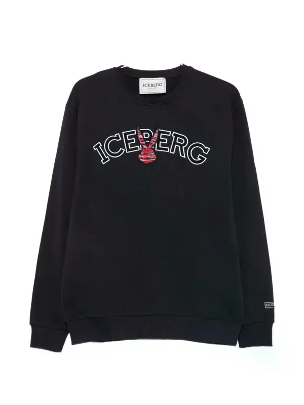 Iceberg Logo-embroidered Sweatshirt