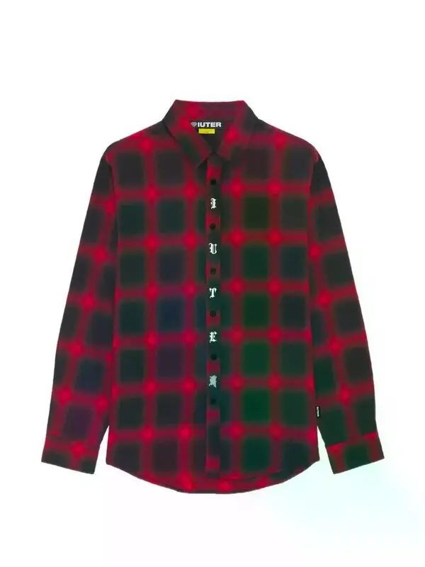 IUTER Fallen Love Checked Shirt