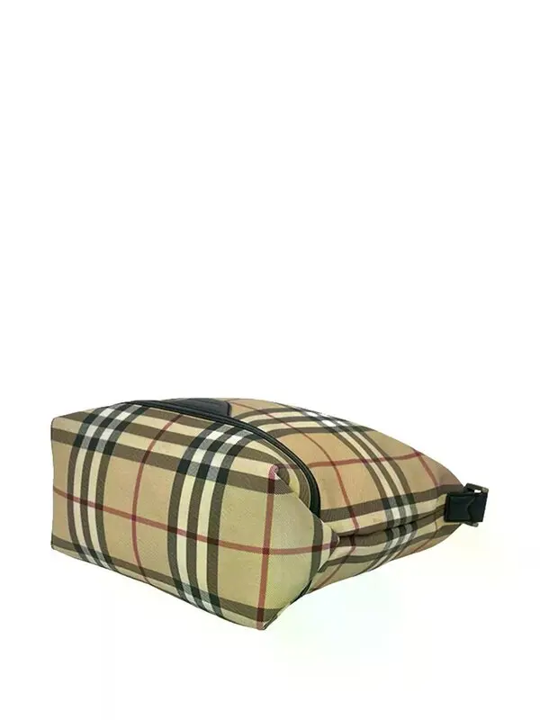 Burberry 20th Century House Check Coated Canvas Handbag