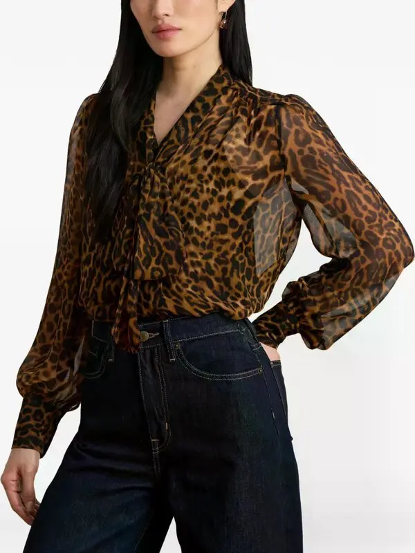 Ralph Lauren Leopard-pattern Blouse