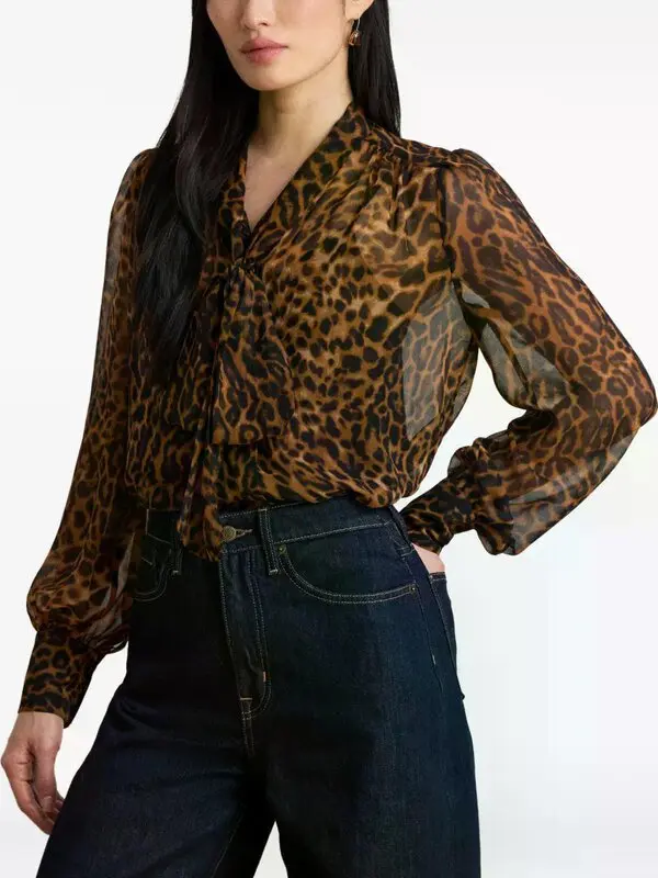 Ralph Lauren Leopard-pattern Blouse