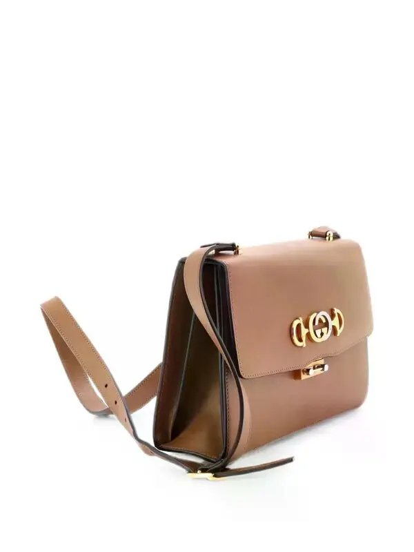 Gucci Zumi Flap Leather Small Shoulder Bag