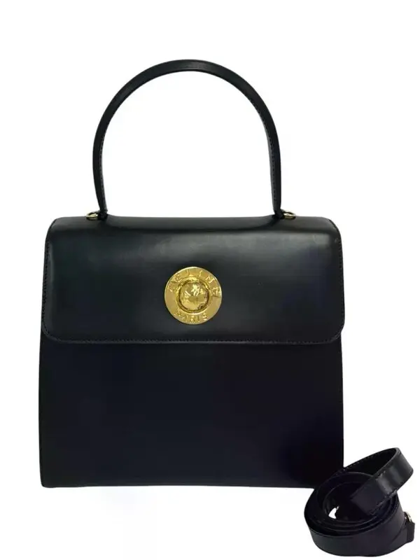 Celine 2014 Leather Top Handle Bag Satchel