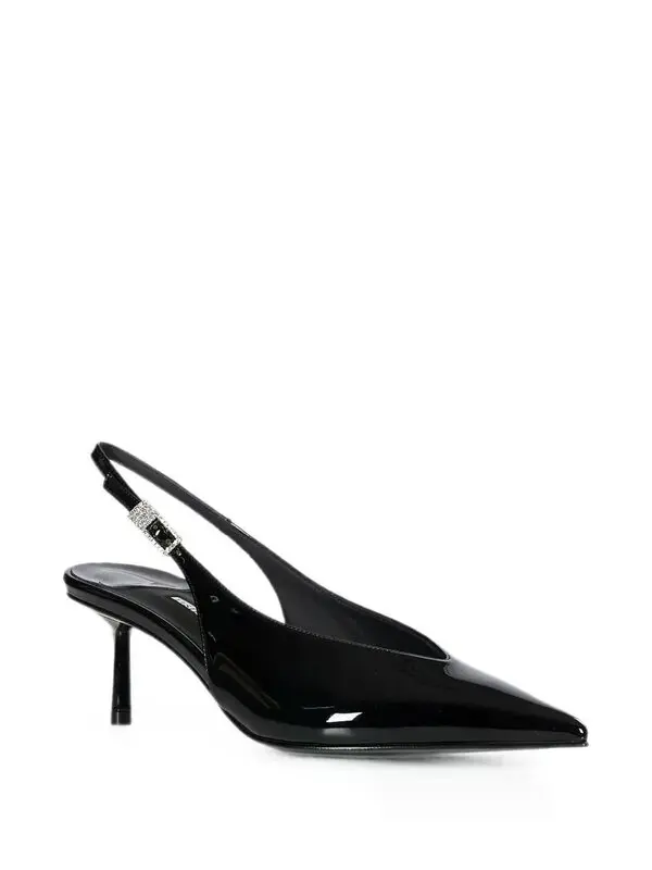 LE SILLA Embellished-buckle Slingback Pumps
