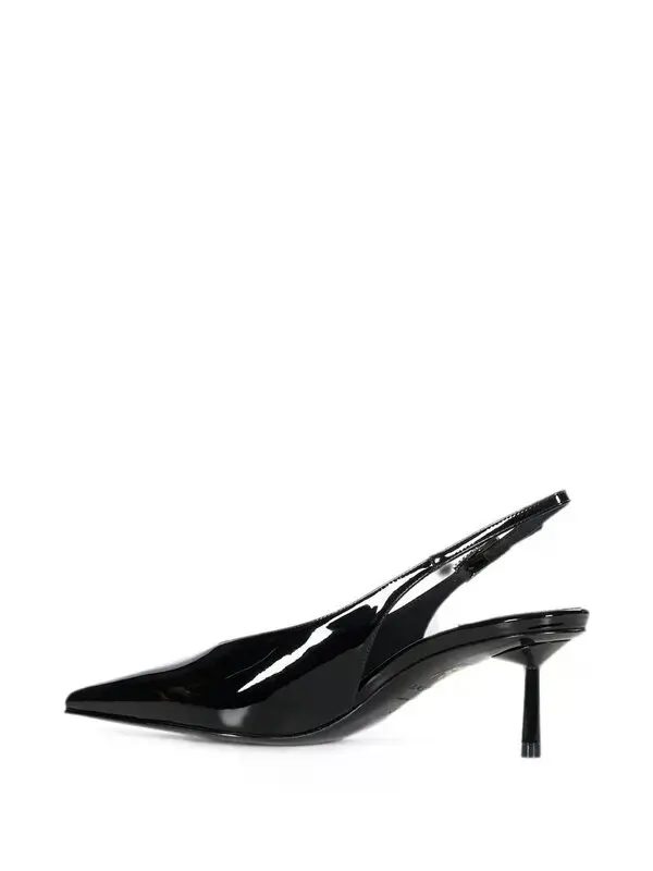 LE SILLA Embellished-buckle Slingback Pumps