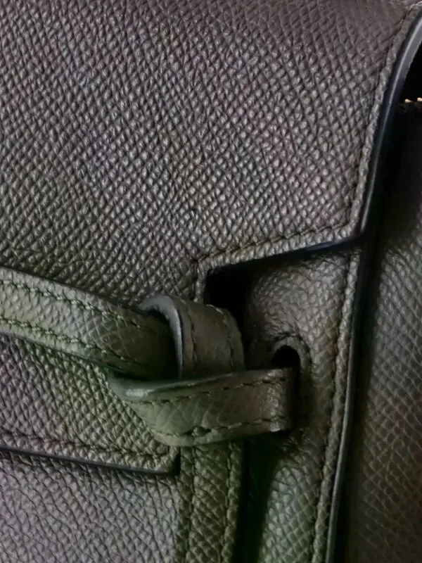 Celine Belt Bag Textured Leather Pico Shoulder Bag