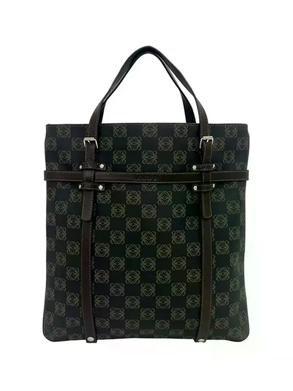 Loewe 2000-2005 Anagram Coated Canvas Tote Bag