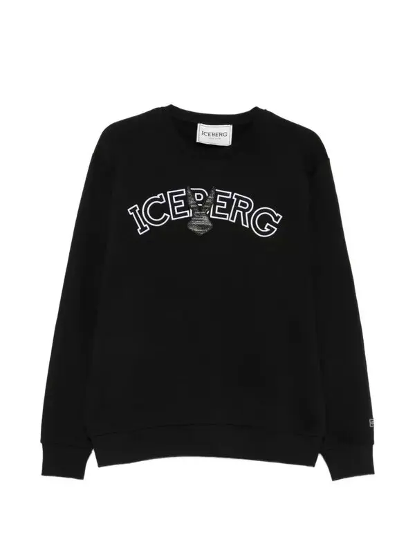 Iceberg Embroidered Logo Crewneck Sweatshirt